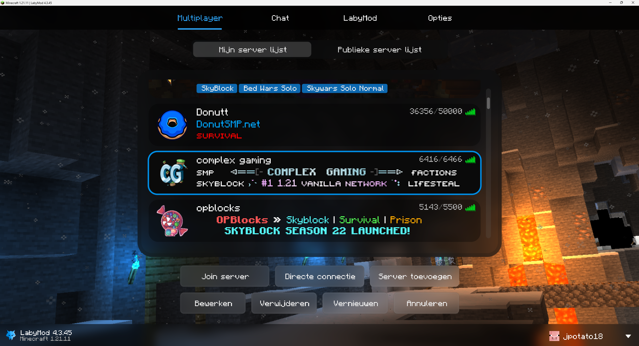 Fancy Font is no longer activated after a disconnect | LabyMod Idea